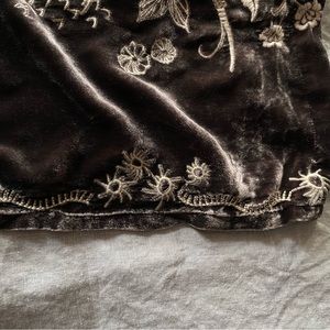 Johnny Was | Tops | Johnny Was Velvet Embroidered Tunic | Poshmark